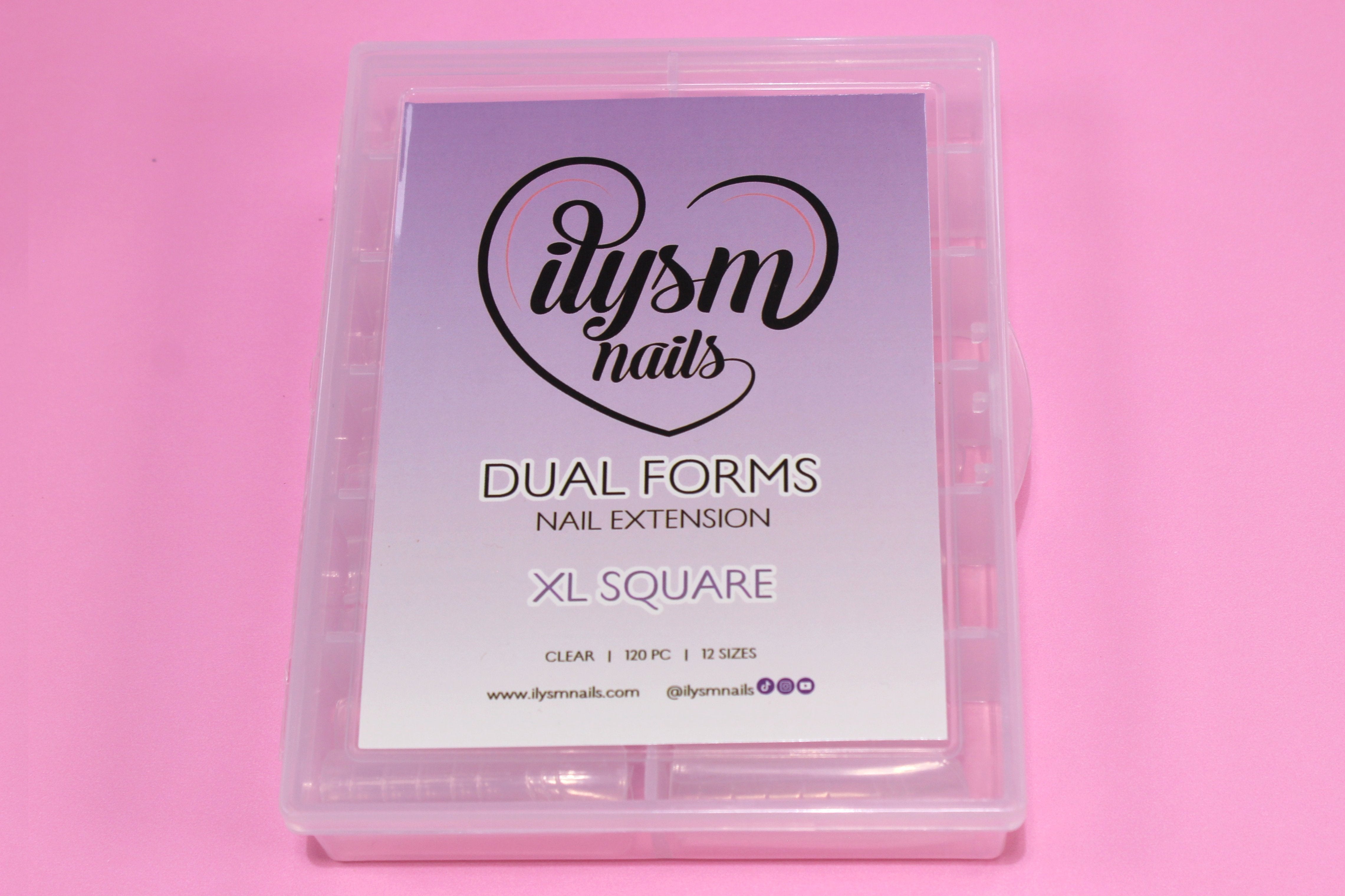 Dual Nail Forms Xl Square Ilysmnails